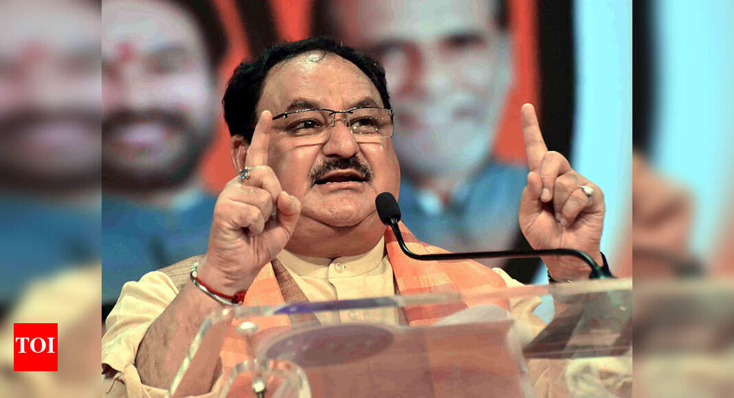 BJP to add 7 crore new members: J P Nadda | India News - Times of India