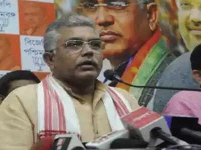 West Bengal BJP president Dilip Ghosh heckled by TMC supporters | Kolkata News - Times of India