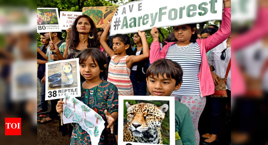 Citizens’ groups protest at Aarey Colony, three other spots | Mumbai ...