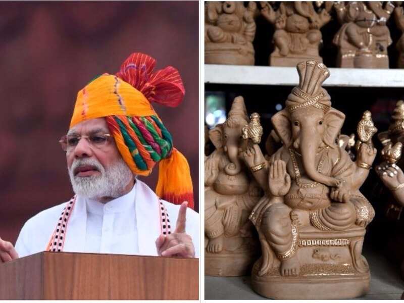 Modi’s signature safa inspires Ganesha idols in Bengaluru | Events ...