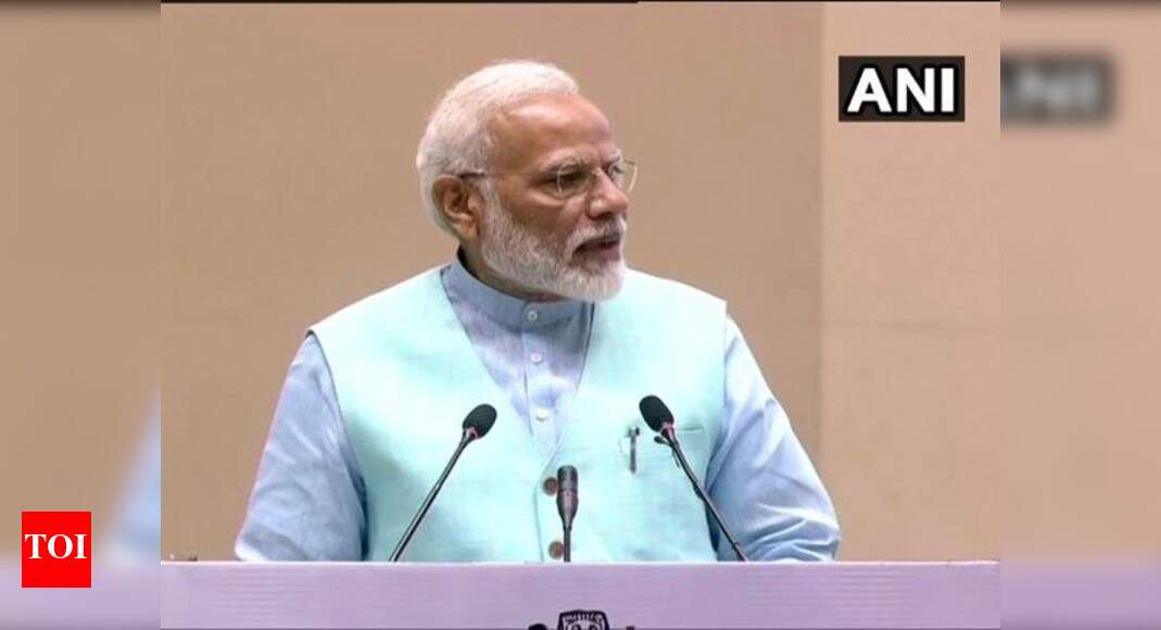 PM Modi inaugurates Gujarat's second state bhawan | India News - Times ...