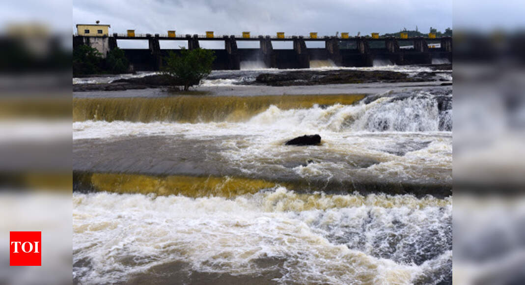 Water released as Khadakwasla dam fills to the brim again after persistent rainfall | Pune News ...
