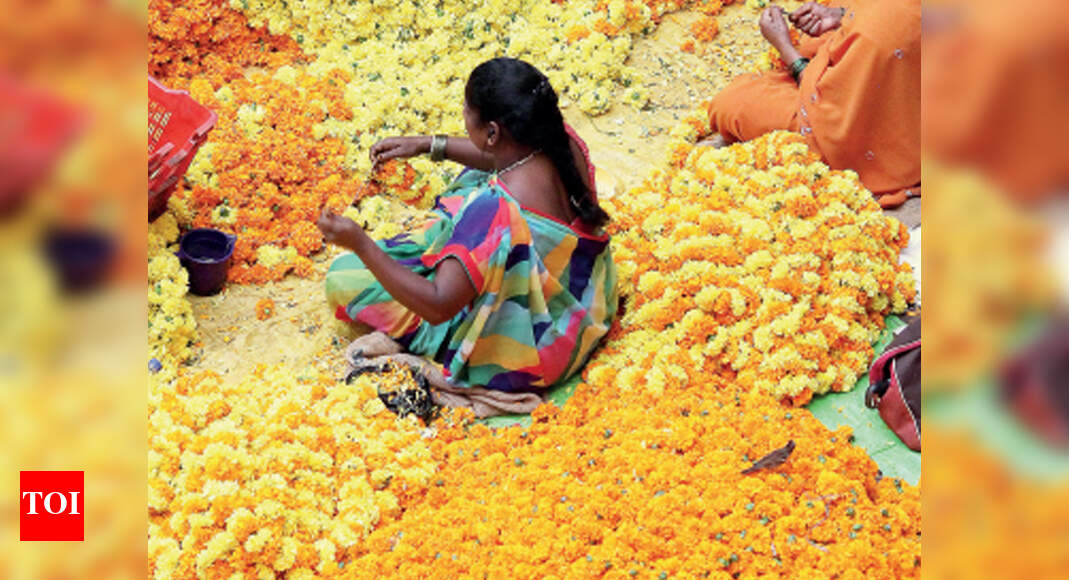 PMC's compost cure for flower waste | Pune News - Times of India