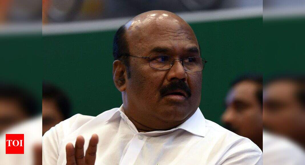 DMK a whale, AIADMK eel: Tamil Nadu minister D Jayakumar | Chennai News ...