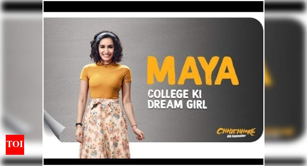 'Chhichhore' dialogue promo: Meet Shraddha Kapoor as Maya aka 'College ...