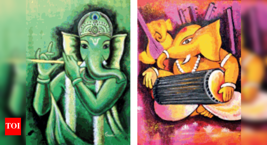 A painting exhibition depicting various forms of Lord Ganesha | Events ...