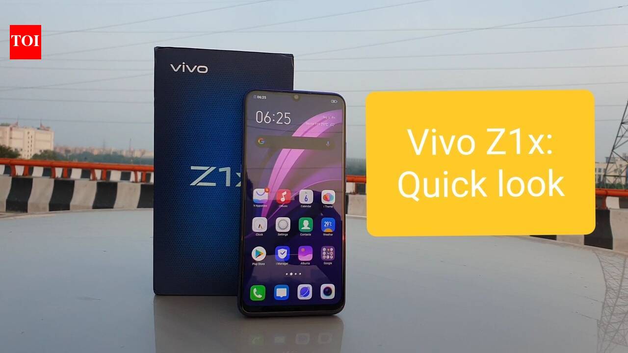 Vivo Z1x unboxing: Vivo Z1x quick look