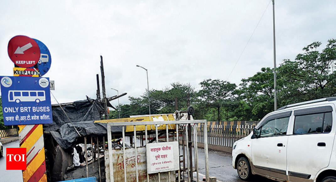 Pune: BRTS corridor confusion continues | Pune News - Times of India