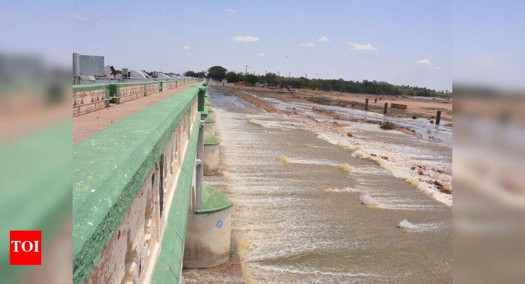 Water released from Upper Anaicut enhanced into Kollidam, Cauvery ...