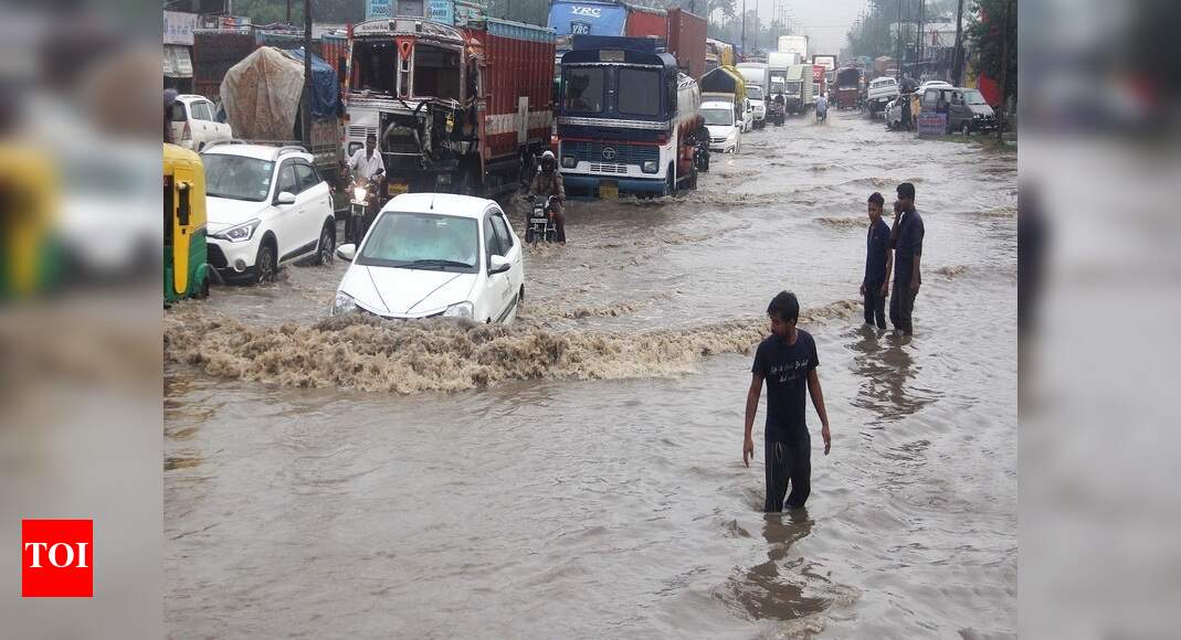 Rain slows down life in and around Indore | Indore News - Times of India