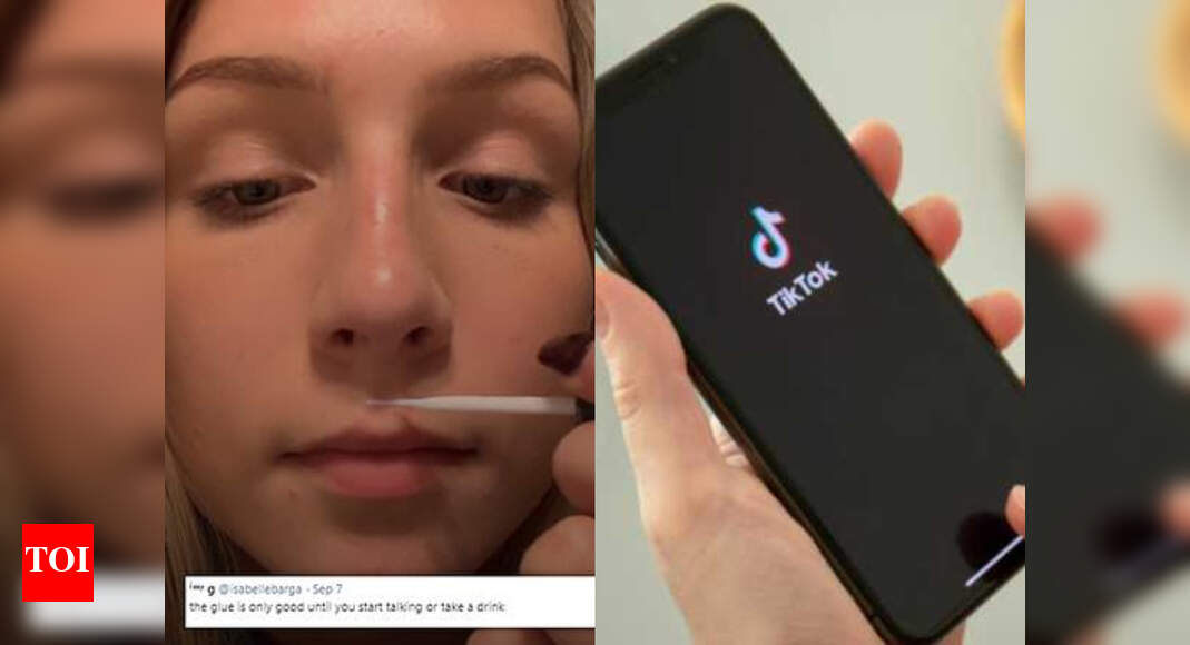 Read this before you attempt the 'lip glue' challenge on TikTok - Times ...