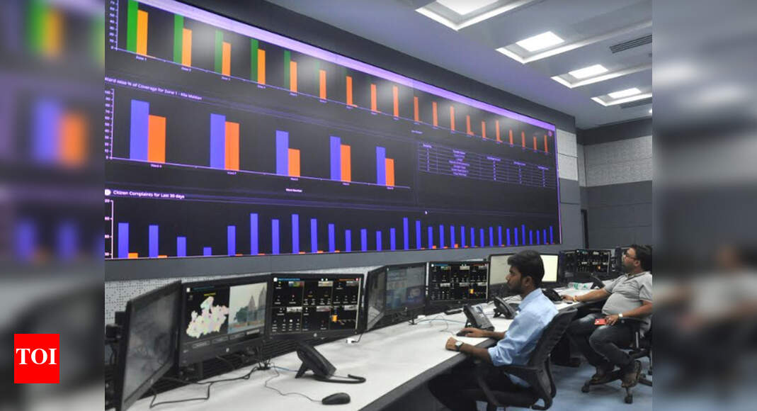 Indore smart command centre to go live tomorrow | Indore News - Times ...