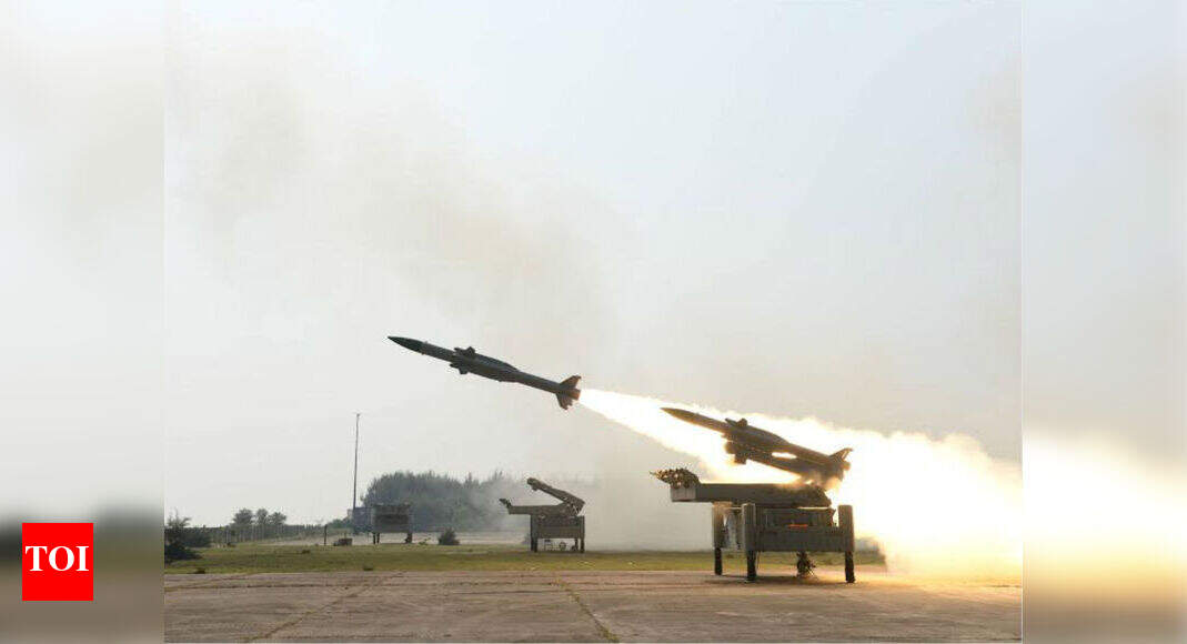 Akash missile: Rs 5400 crore deal inked for 7 more squadrons of Akash ...