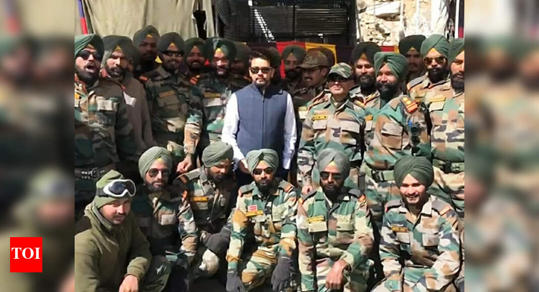 Anurag Thakur announces cricket and sports academy for Leh | Cricket ...