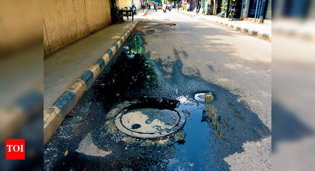 Disaster waiting to happen? Damaged manholes pose grave risk to road ...