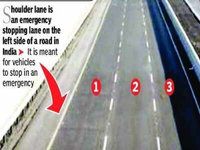 Speeding vehicles turn ‘safe’ e-way shoulder lanes deadly | Pune News ...