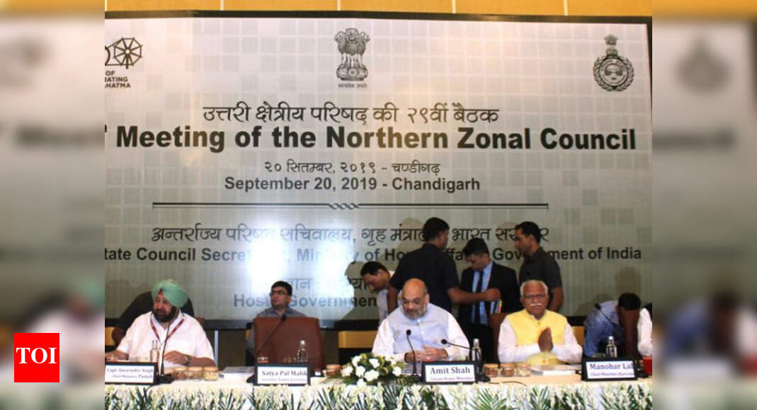 Meeting of Northern Zonal Council chaired by Amit Shah begins | India ...
