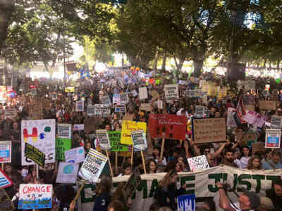 Massive global protests for climate change wake up call for developed ...