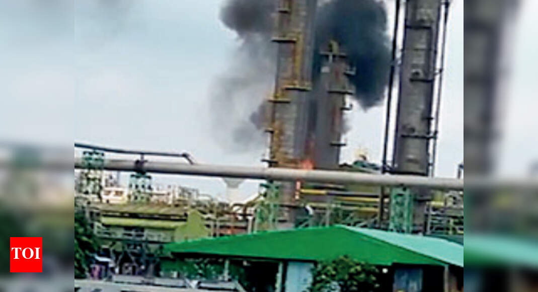 13 Haldia Petrochemicals Limited workers injured in fire at naptha ...