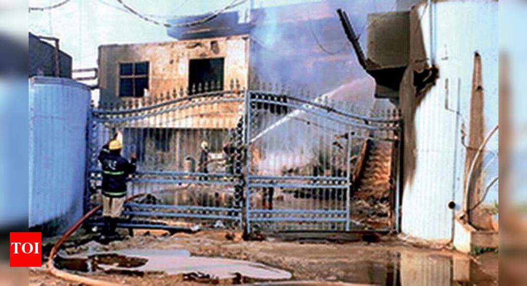Fire at chemical factory after reactor explodes, 1 injured | Hyderabad ...