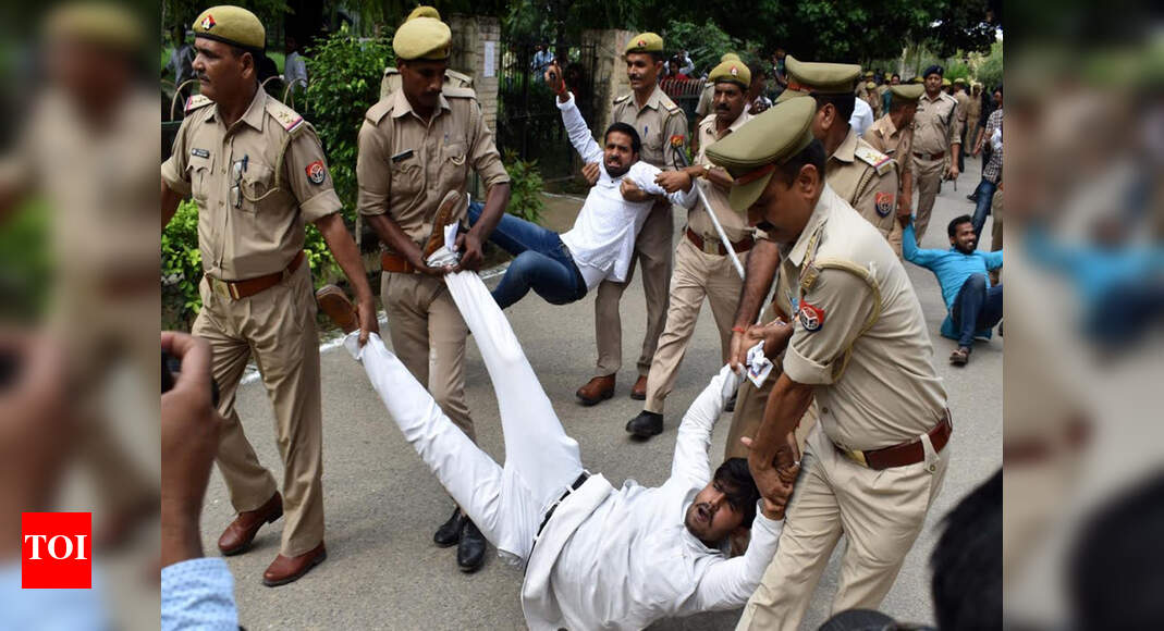 Four Allahabad University students detained for ruckus during ...