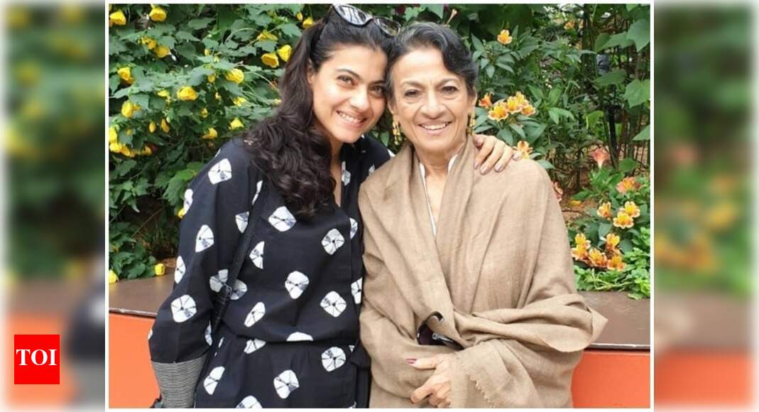 Kajol gets emotional on mom Tanuja’s birthday | Hindi Movie News ...