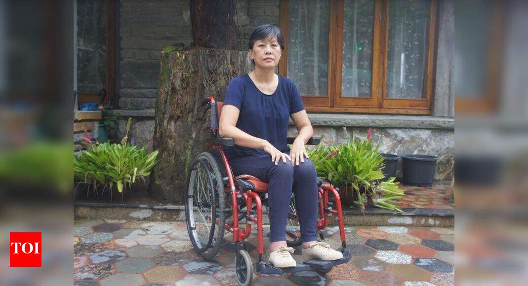 Nagaland woman in wheelchair raises hopes for disabled | Kohima News ...