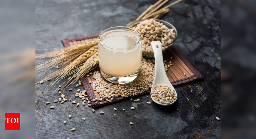 How to have barley (Jau) water for weight loss - Times of India