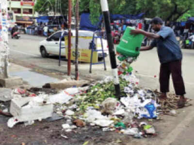 Waste collection irregular, Cantonment area turns dump yard | Trichy ...