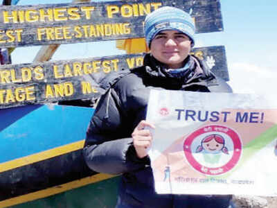 Megha Parmar from Madhya Pradesh summits Africa’s tallest peak | Bhopal ...