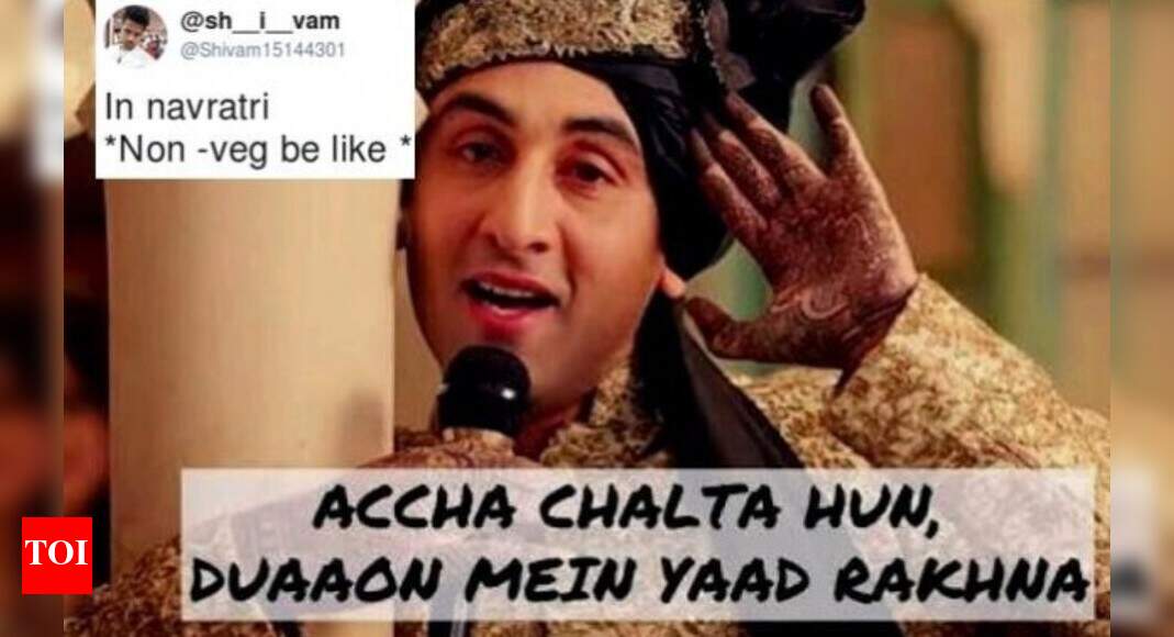 Social Humour: Twitter is celebrating Navratri with these memes - The ...
