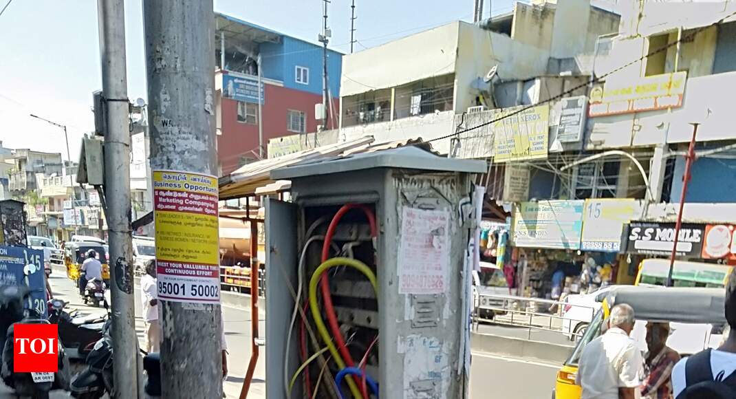 Electric pillar box opened - Times of India