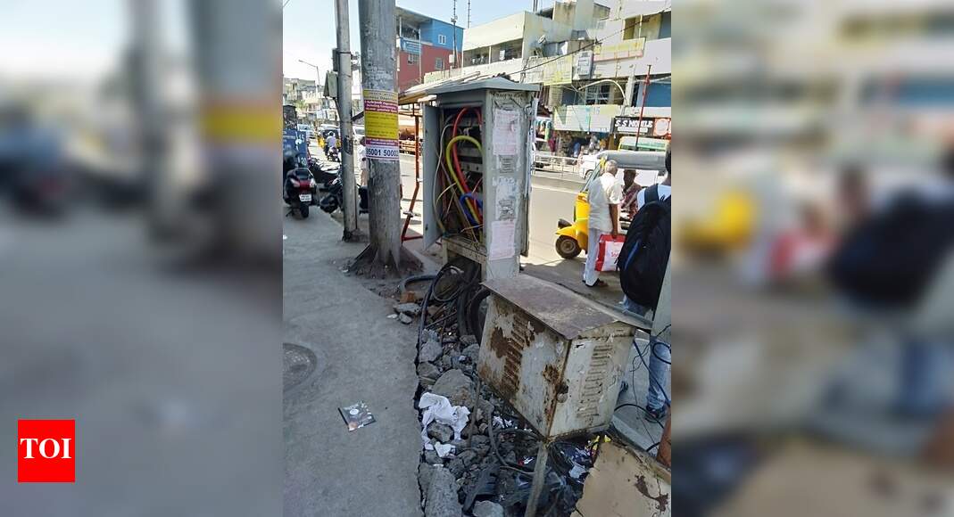 Electric pillar box opened - Times of India