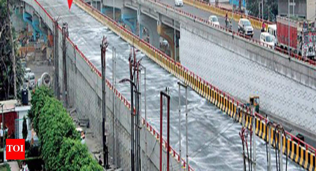Raj Nagar Extension flyover ready but wait for inauguration | Ghaziabad ...