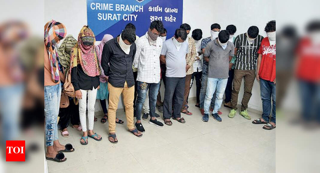 20 arrested in call centre raid in Surat | Surat News - Times of India