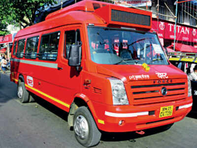 New AC mini buses hit the roads in Dadar | Mumbai News - Times of India