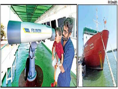 After 10-day campaign on marine plastic pollution, vessel docks at ...