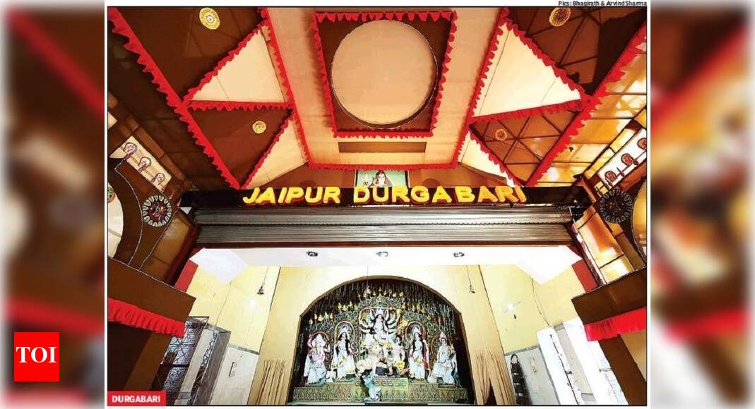 Jaipur: Durga puja pandals, a window to Bengal | Jaipur News - Times of ...