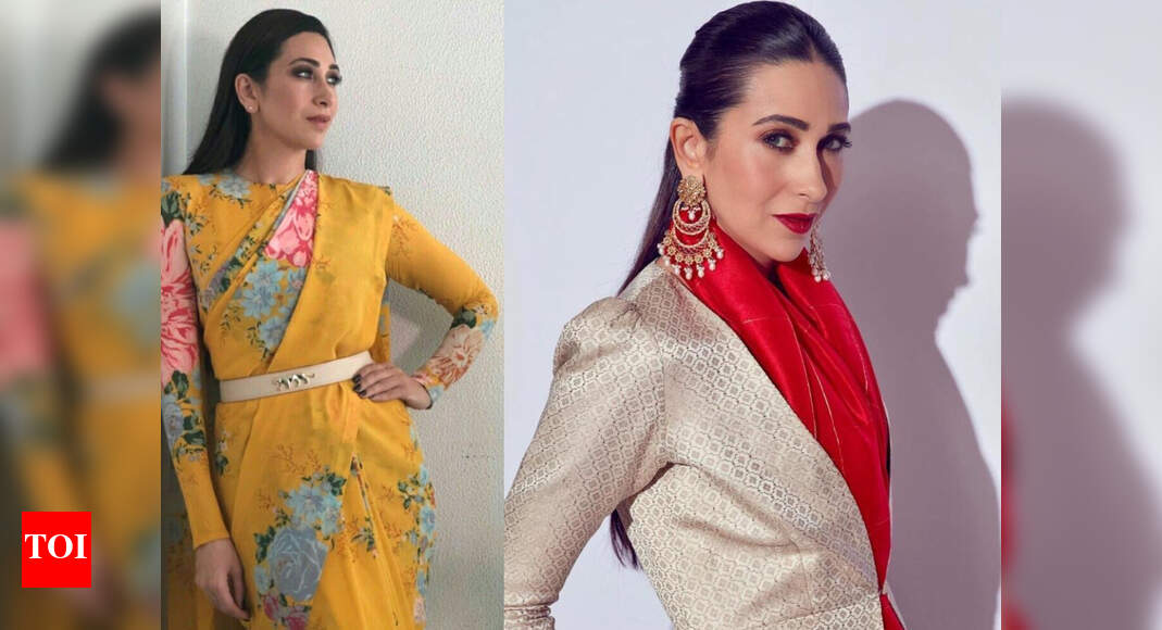 This is the new smart way to wear a sari - Times of India