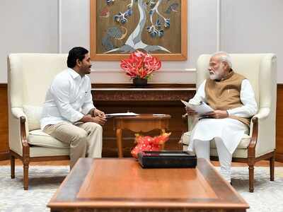 Andhra Pradesh CM Jaganmohan Reddy meets PM, asks for special category status again | Vijayawada ...