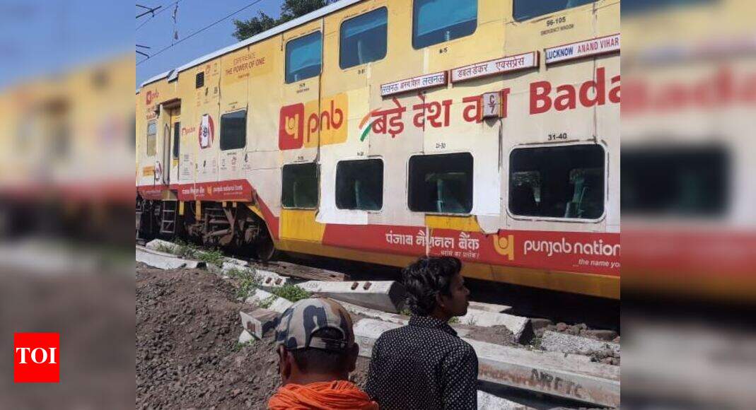 Coach of Delhi-bound train derails near Moradabad in UP; all passengers ...