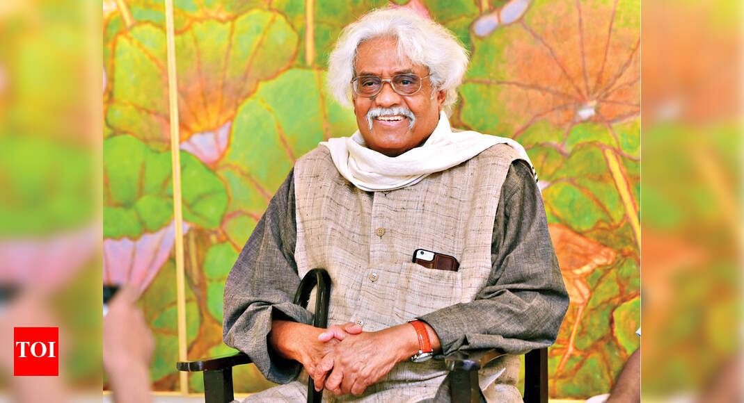 Muralist Ramachandran returns to his roots | Kochi News - Times of India