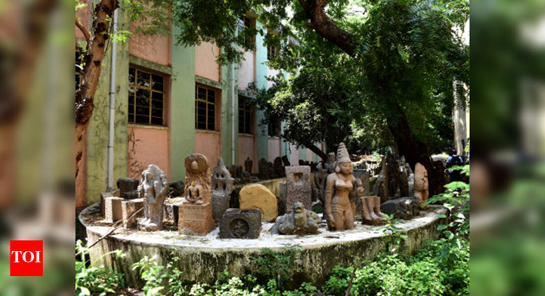 Egmore Museum: Priceless heritage dumped in the open | Chennai News ...