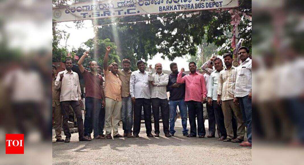 Telangana RTC strike: Political parties pledge support to employees ...