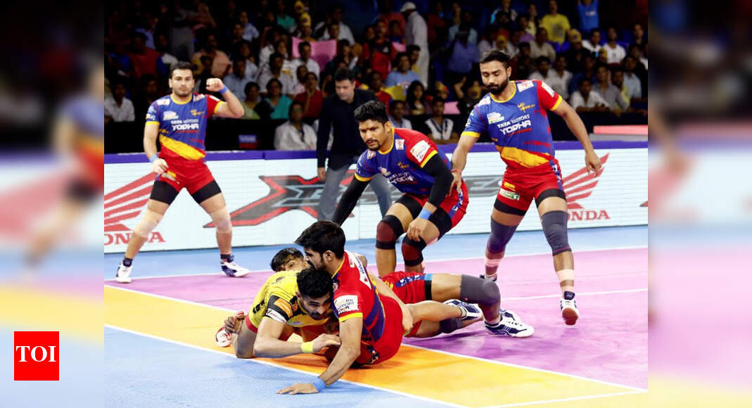 UP Yoddha lose first home match of the season in PKL | Pro-Kabaddi ...