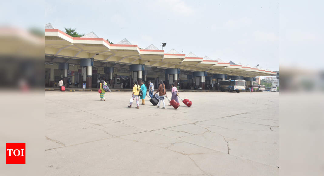 Telangana bus strike: TSRTC strike continues for sixth day in Telangana ...