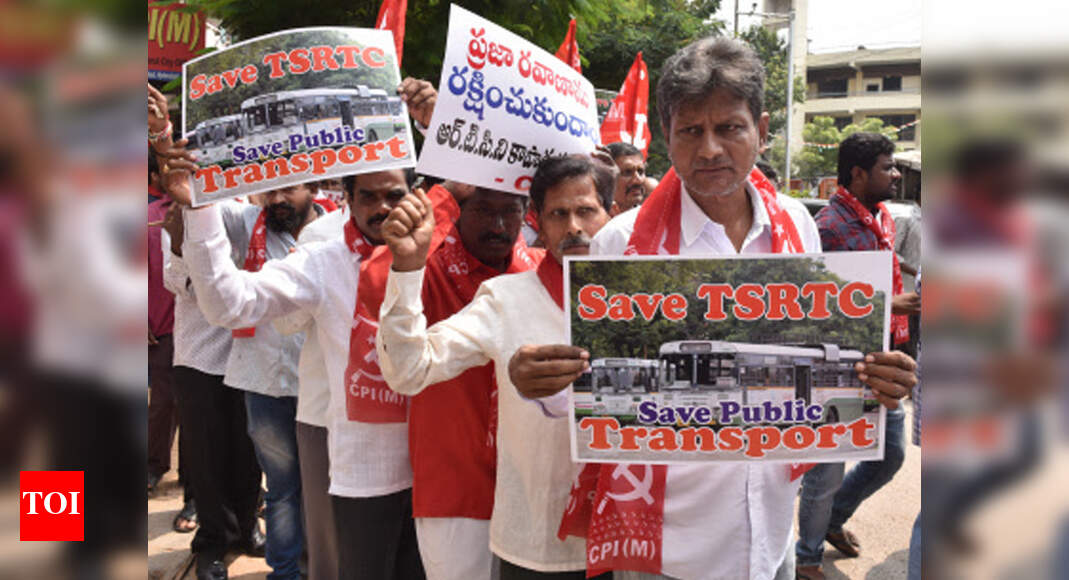 Telangana bus strike enters seventh day, no respite for commuters ...