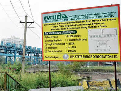 Chilla elevated road work to resume before Diwali: Noida | Noida News ...