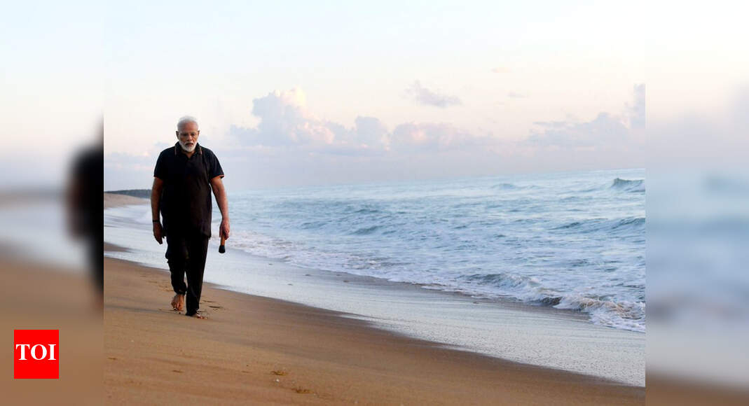 Prime Minister Narendra Modi plogs on beach near Mamallapuram | India ...