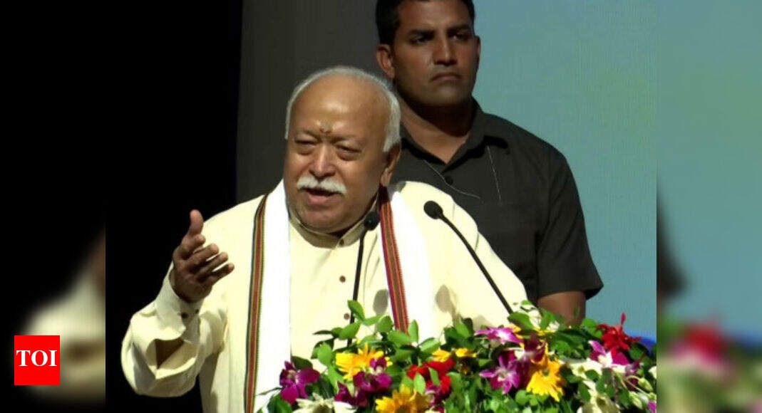 RSS aims at organising the entire society: Mohan Bhagwat | India News ...